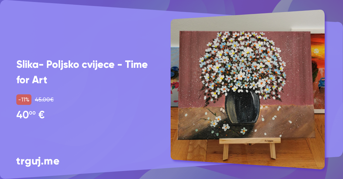 Slika- Poljsko cvijece | Umjetnost | Trguj.me